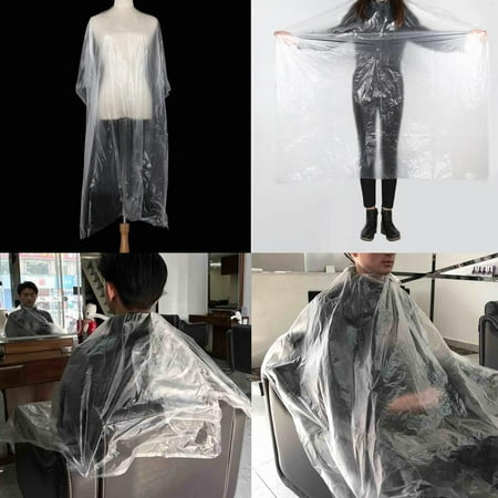 100 Pieces Hair Cape Salon Gown Barber Capes Transparent | Walmart Canada