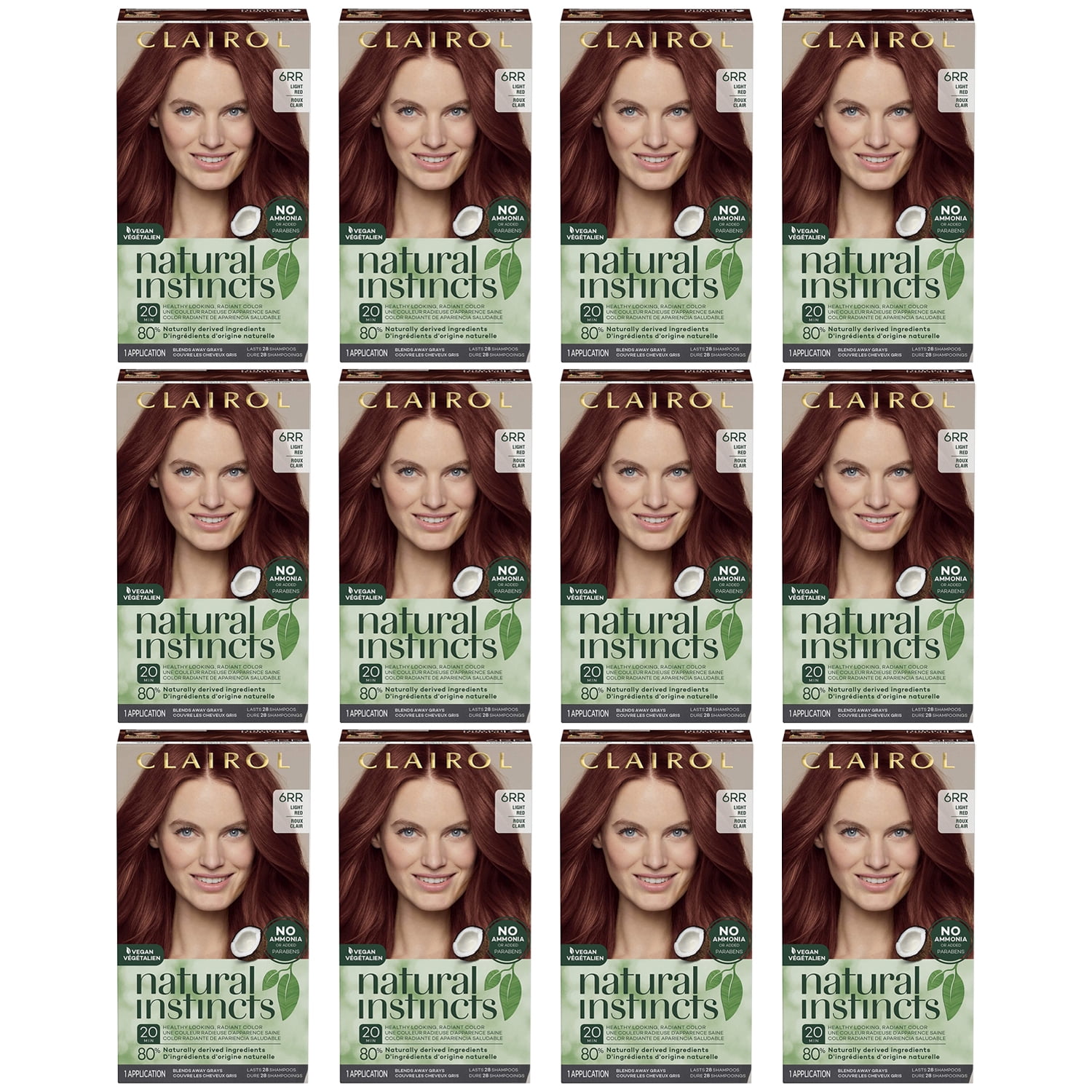 Light Auburn Hair Color Chart