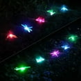 LED Solar Garden Lights, Hummingbird, Butterfly & Dragonfly Solar Stake ...
