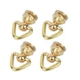 4Pcs D Ring Rivet Studs Screw Metal Round Head Chicago Stud Screw 360 ...