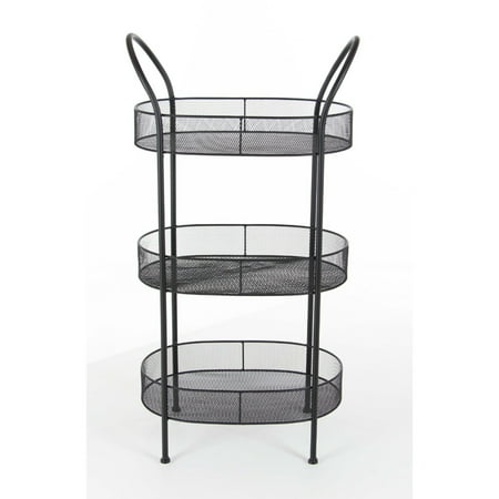 Elegant Metal 3 Tier Tray Stand, Black - Walmart.com