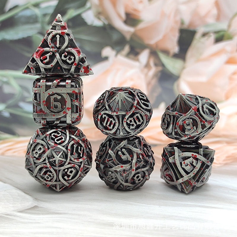 Dados de metal sólido Grupo de corredores Cthulhu COC Dungeons ...
