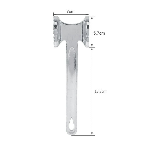 Meat Tenderizer, Aluminium Metal Meat Mallet Tenderizer Steak Beef ...