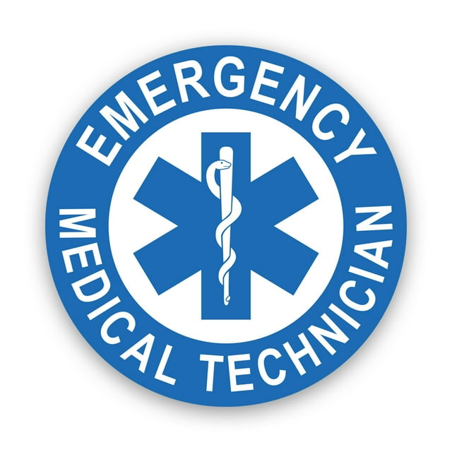 EMT Emergency Medical Technician Sticker Decal - Self Adhesive Vinyl ...