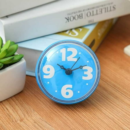 Refrigerator Bathroom Mini Suction Cup Fashion Wall Clock Accurate ...