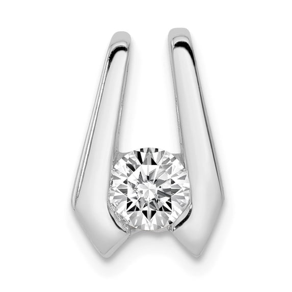 14k White Gold VS 4.5mm Diamond Slide - Walmart.com