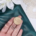 1 Box 2Pcs 925 Sterling Silver Ring Clip Oval Spring Gate Rings Bulk ...