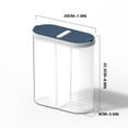 Airtight Kitchen Food Storage Container, Leak-Proof Plastic Dry Cereal ...