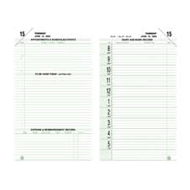 Day-timer DTM87010 Calendar Refill- Jan-Dec- 2 PPD- Pocket Size- 6 ...