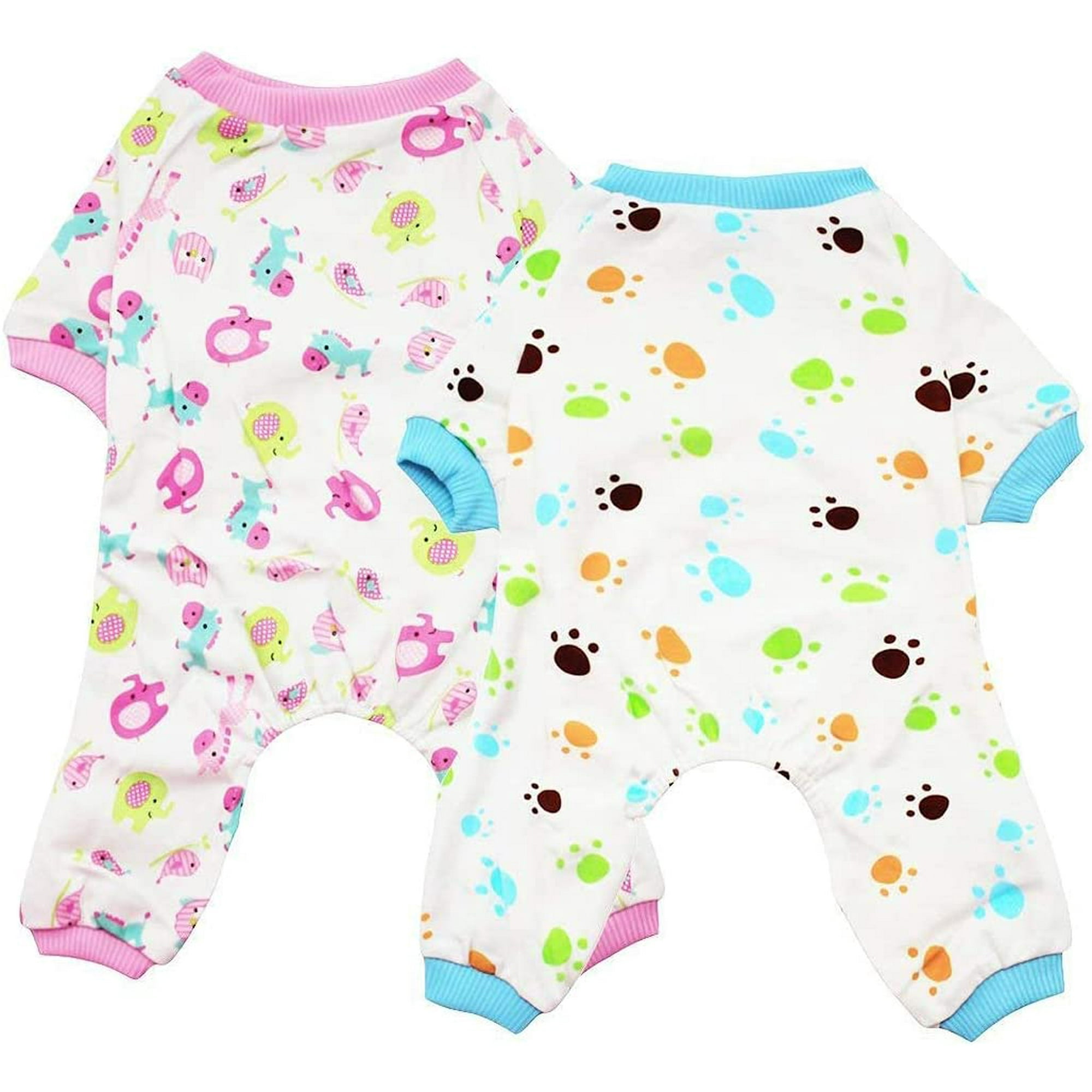 Click here for Fybto Attoe 2-Pack Pet Clothes Puppy Cute Pajamas... prices