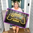 Gaming Controller Pattern Rug for Kids Room Soft Non Floor Mat in ...