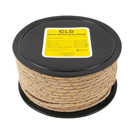 Camping Rope Guylines Multifunction Solid Braid Clothesline Thicked Guy ...