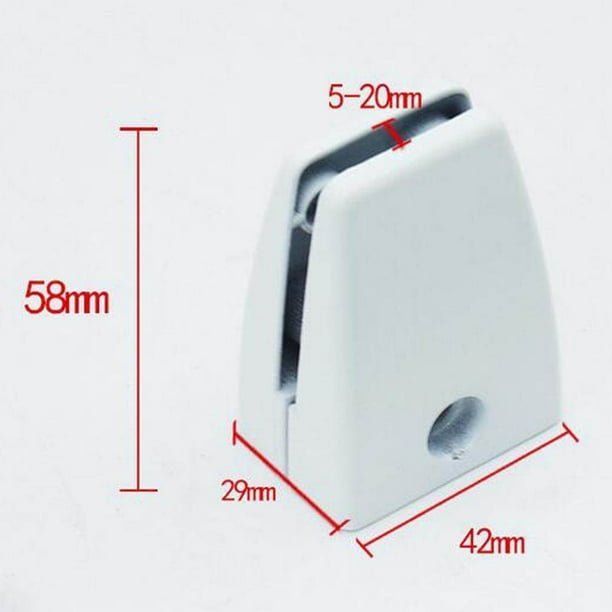 Office Partition Bracket Divider Clamp Holder clips pin aluminium alloy ...