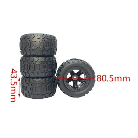 pitrice RC Car Tires 1/16 Car Tires 1/12 RC Off-Road Car Off-Road Car ...