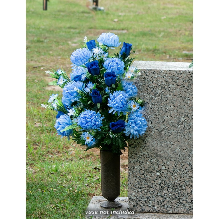 Blue Carnations Bouquet