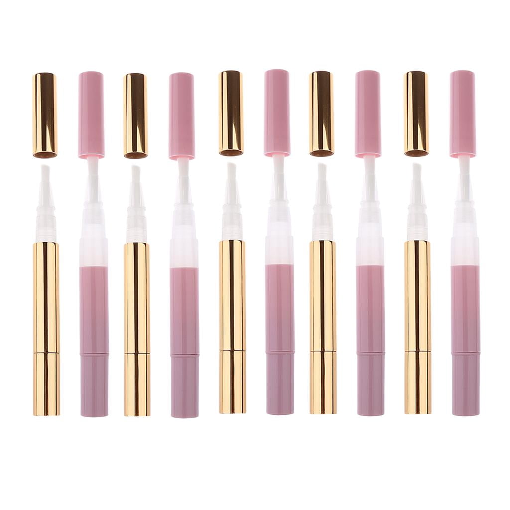 10Pcs 3ml Travel Portable Empty Twist Pen Cuticle Oil Cosmetic ...