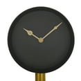 Novogratz Stainless Steel Table Clock - Modern Design - Walmart.com