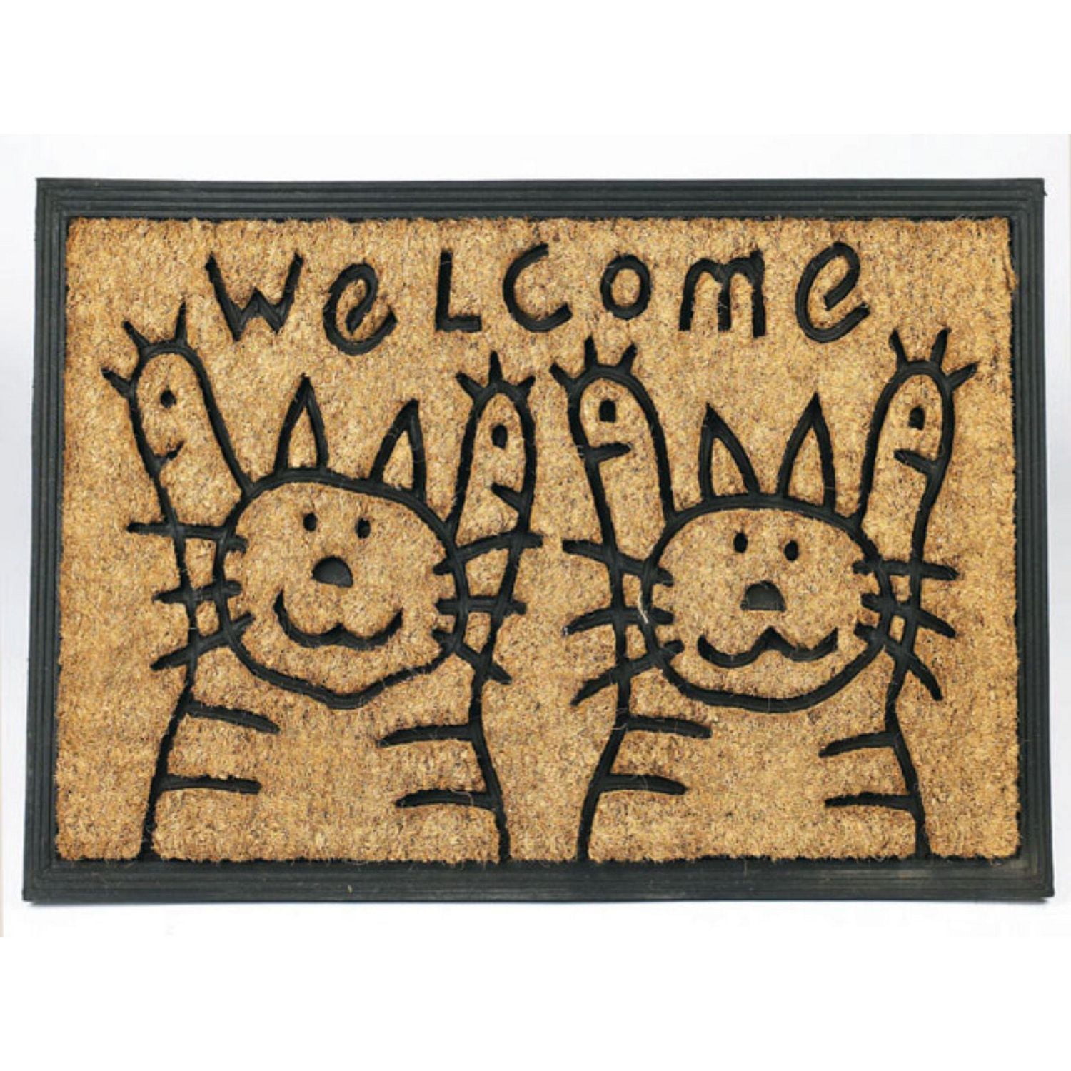 Click here for Ih Casadécor Cats - Rubber And Coir Door Mat 18x30 prices