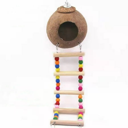 Parrot Coconut Shell Scale Nest, Bird Nest, Hamster Squirrel Breeding ...