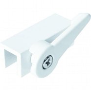 Sliding Window Lock, 1/2 in., Diecast Construction, White, For Vinyl ...