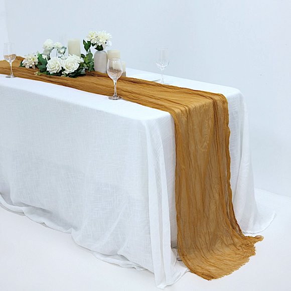 Cheesecloth Table Runner