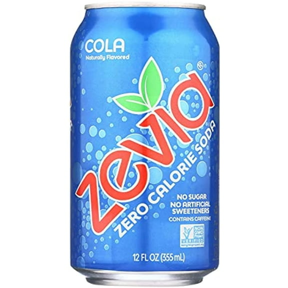 Zevia - Soda Ginger Root Beer Zero Calorie Can - Case of 4-6/12 Fluid ...