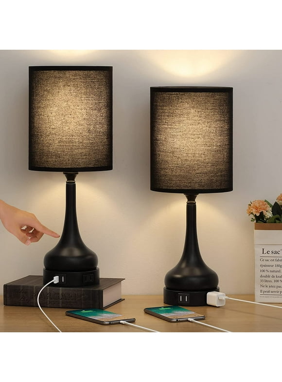 Black Table Lamps - Walmart.com