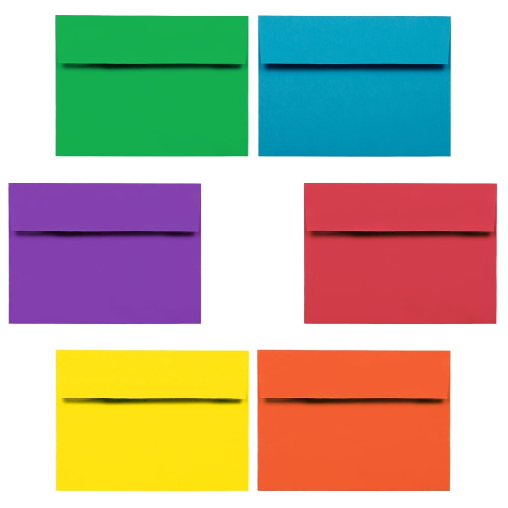 JAM A6 Envelopes 4 3 4 X 6 1 2 Assorted 150 Pack Walmart jam-a6-envelopes-4-3-4-x-6-1-2-assorted-150-pack-walmart