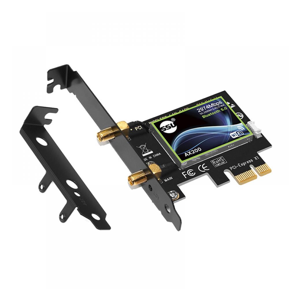 Buy GOODLY Wireless Dual Band PCI Express WiFi Adapter PCI-E Network ...