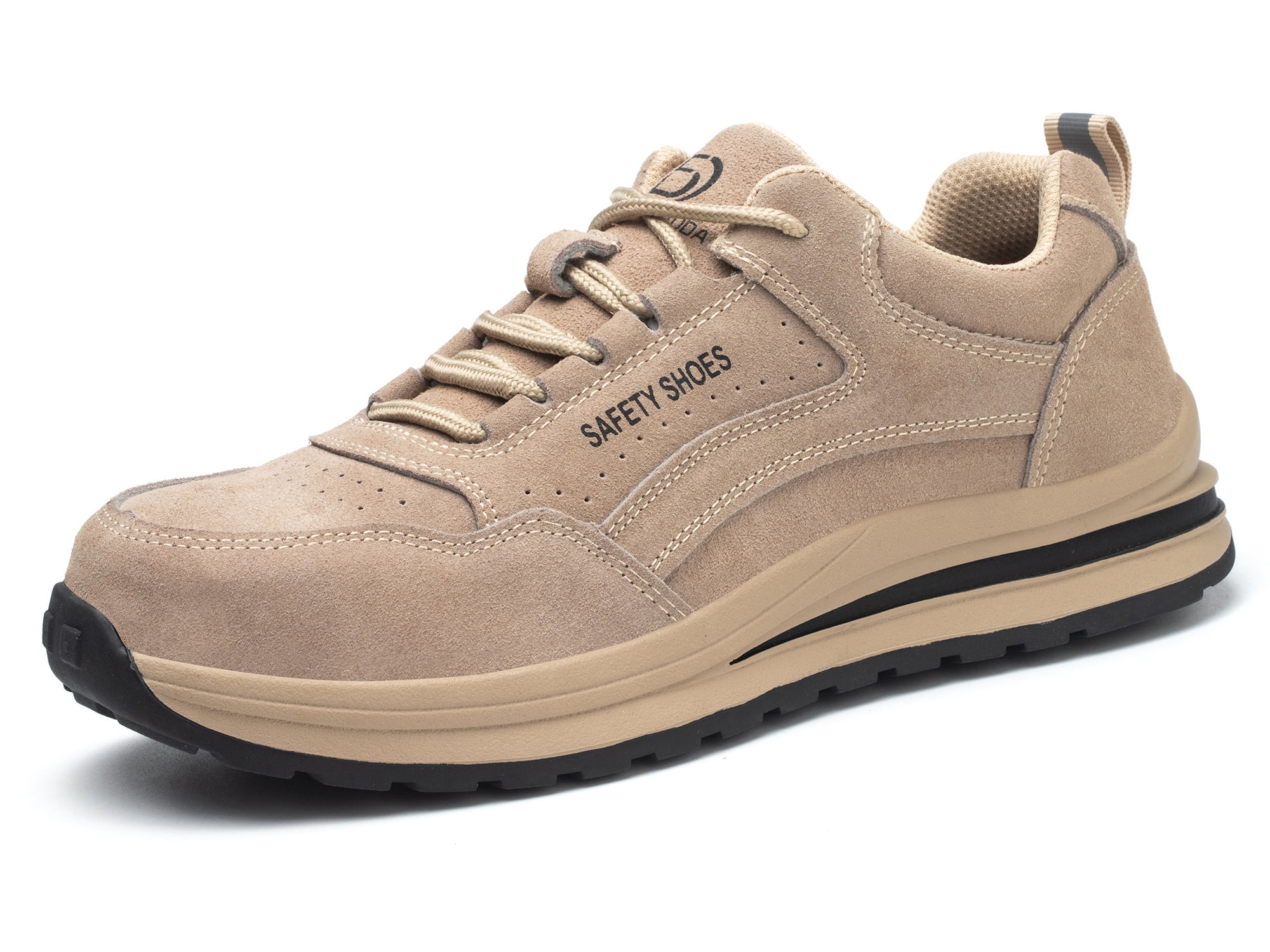 Steel Toe Work Shoes for Men Women Waterproof Safety Shoes Leather Work ...