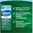 (2 pack) Colace 2-in-1 Stool Softener with Stimulant Laxative Tablets ...