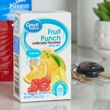 Great Value Fruit Punch Drink Mix, 0.07 Oz, 10 Ct - Walmart.com