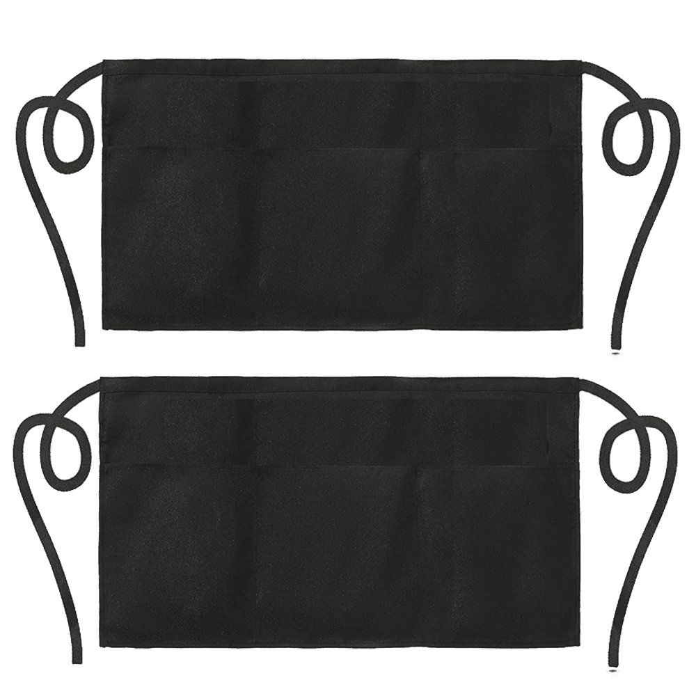 Click here for Heily Waist Apron With 2 Pockets Black Server Apro... prices