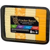 Cracker Barrel Cracker Cuts Pepper Jack, Cheddar Jack, Asiago & Extra ...