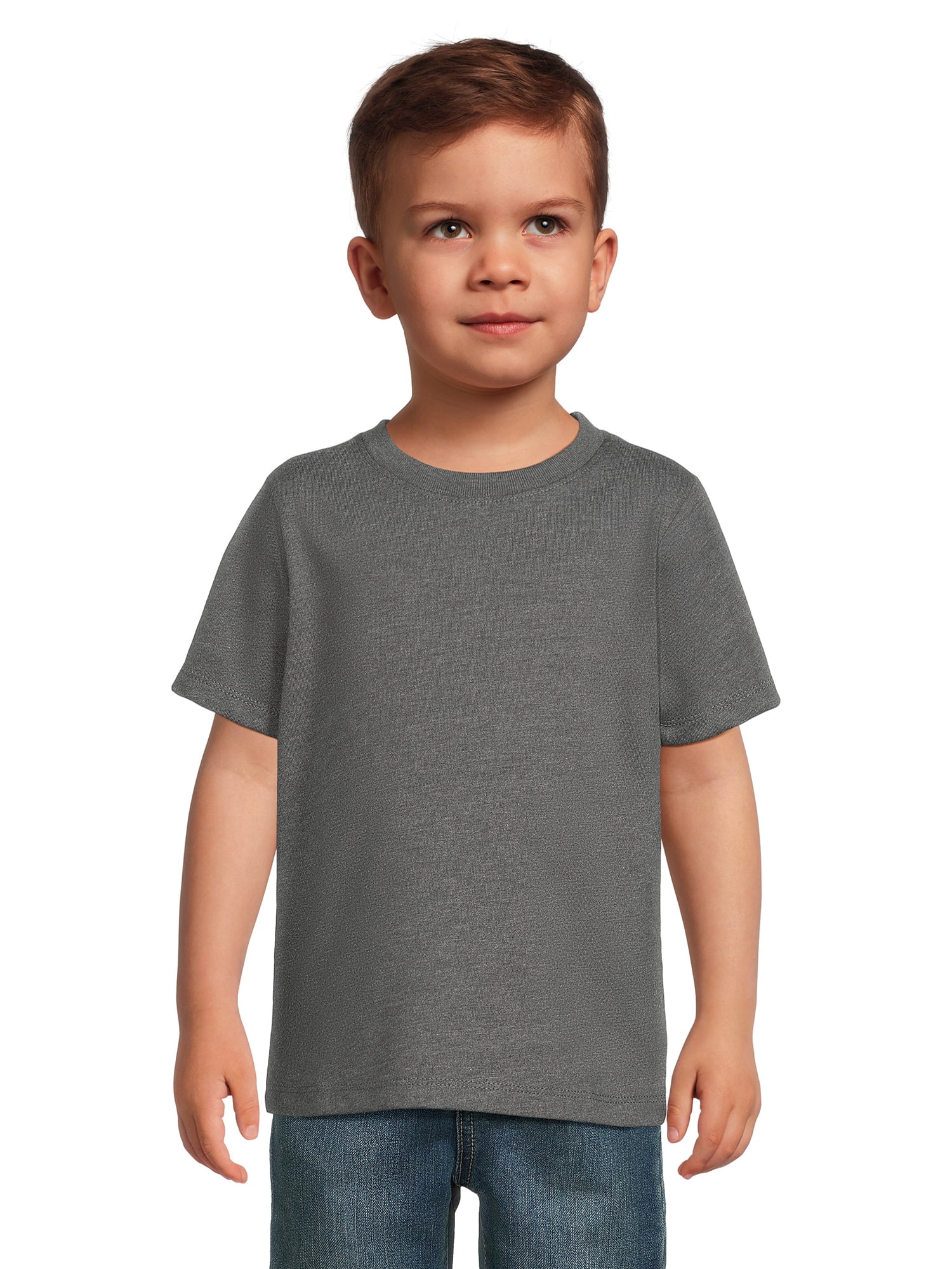 Garanimals Toddler Boy Short Sleeve Solid T-Shirt, Sizes 12M-5T ...