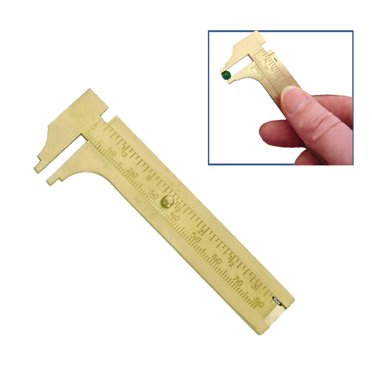 General Tools 132ME 3-Inch English and Metric Pocket Sliding Bar ...