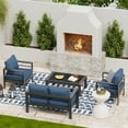 UDPATIO Aluminum Patio Furniture Set, Metal Patio Furniture Outdoor ...