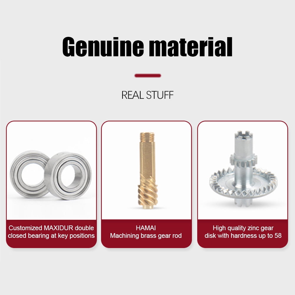 Carrete de pesca de 6 kg 4 + 1 Rodamiento 5.2 / 1 Relación de velocidad ...