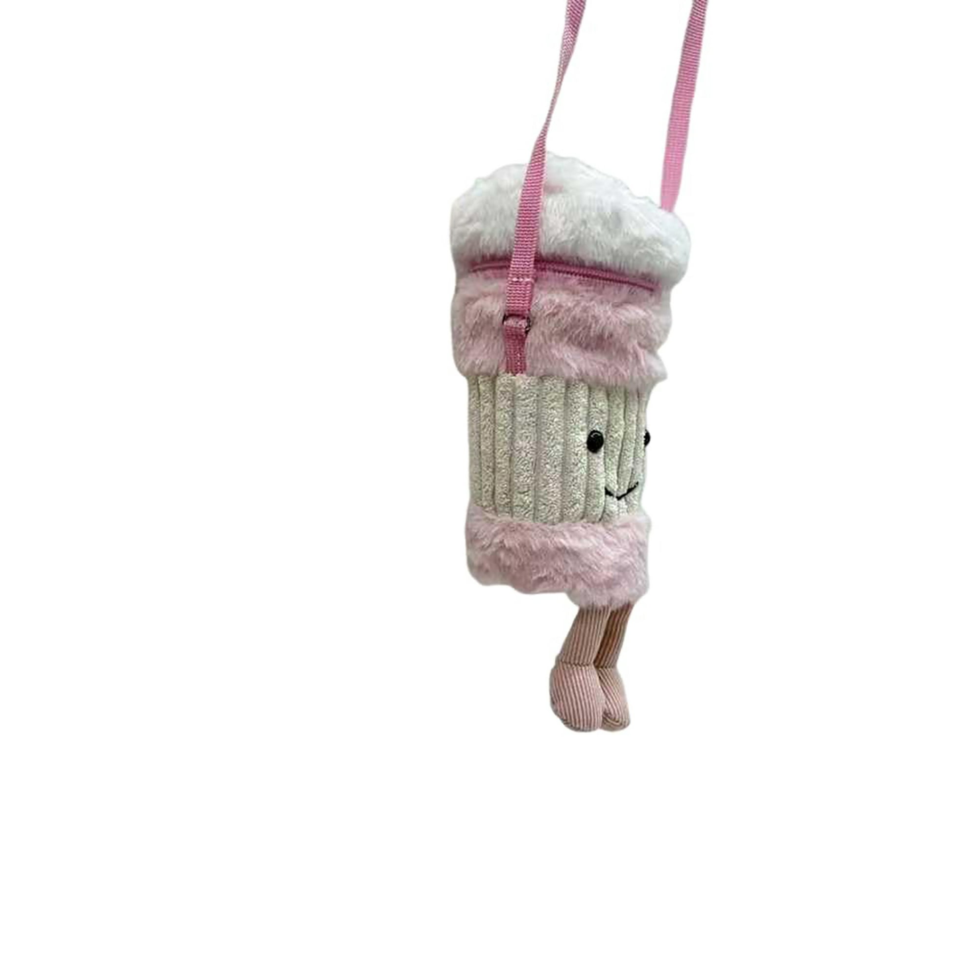 Click here for Unbranded Cute Plush Cup Crossbody Bag - Fun Drink... prices
