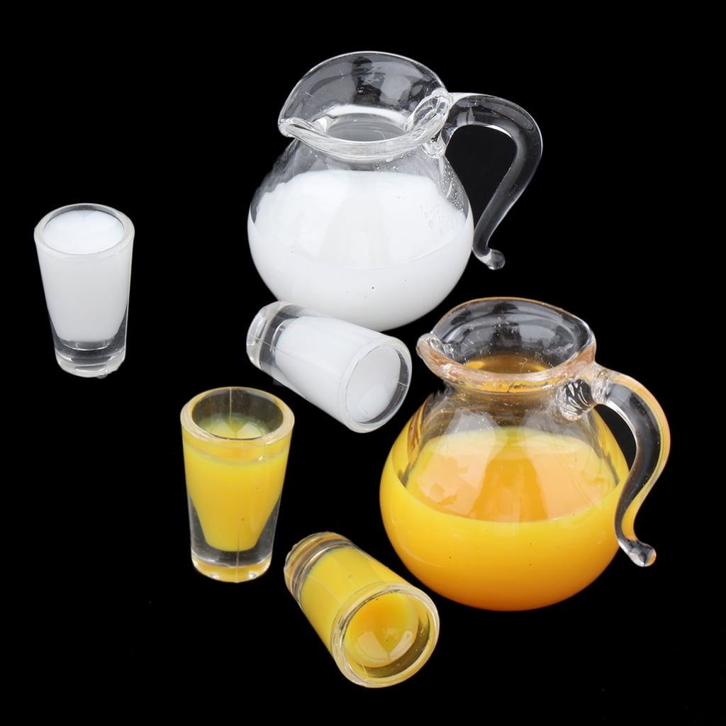 2 Pieces Jug And 4 Pieces Drinking Cups, Decoration for Your 12 ...