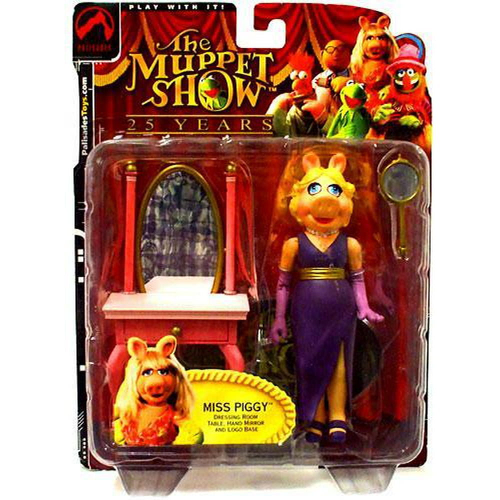 The Muppets Series 1 Miss Piggy Action Figure [Purple Dress] - Walmart ...