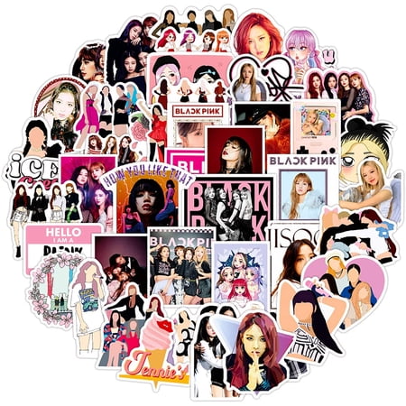 Blackpink Kpop Laptop Stickers 50pcs Cool Trendy Teens Phone Water ...