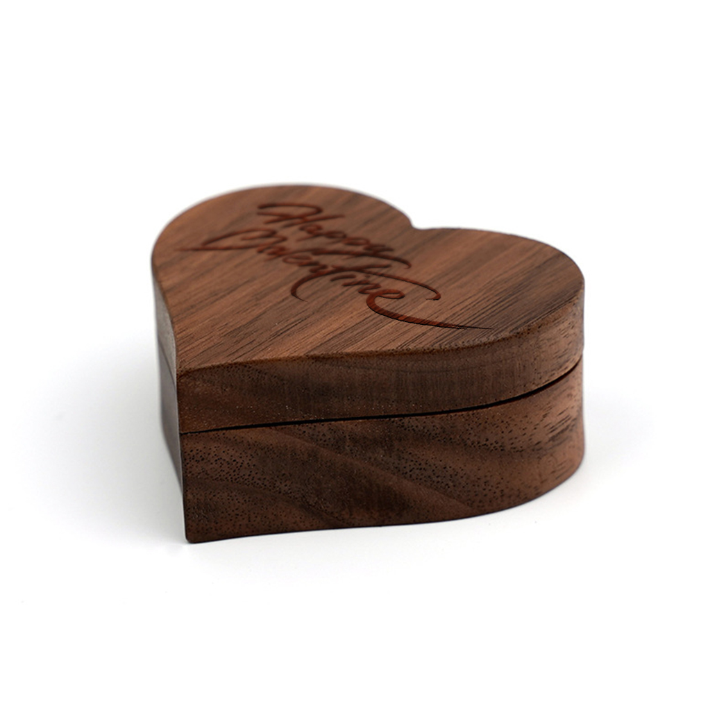 TureClos Ring Case Display Cases Heart Shaped Packaging Jewelry ...