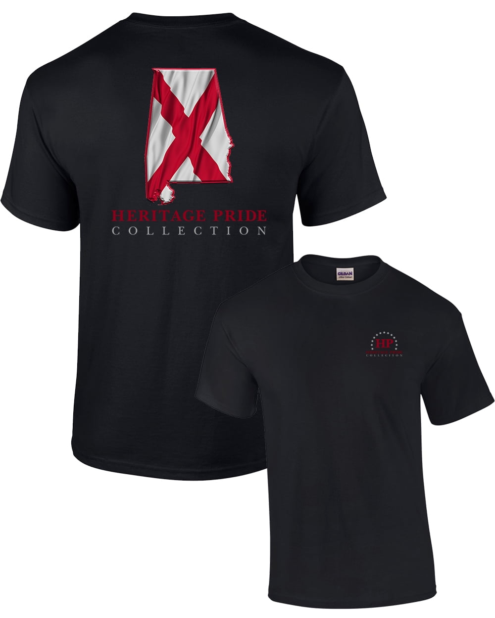 Heritage Pride Alabama State Patriotic Southern American Men's Short ...