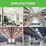 GREENLIGHTDEPOT LED Linear High Bay - 220W - LHBT- 3ft - Chain Mount - UL+DLC (5000K) - Walmart.com