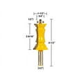 Mitered Door Molding & Chair Rail Router Bit - 1/2" Shank - Yonico ...