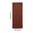 Quick Dry Microfiber Bath Towel Polyester Brown 140x70 cm Super ...