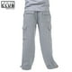 Pro Club Men's Heavyweight Fleece Cargo Sweatpants Heather Gray ...