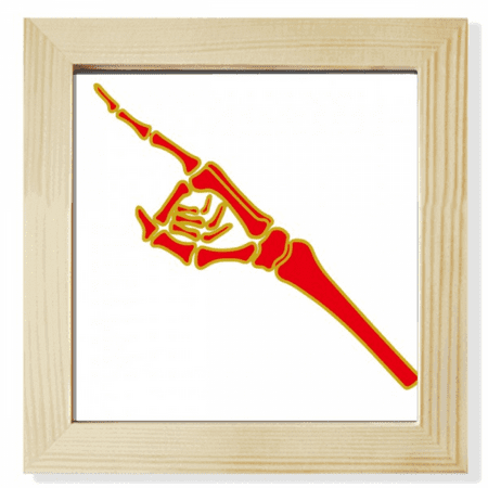 Finger Directs Skeletal Joints Square Picture Frame Wall Tabletop ...