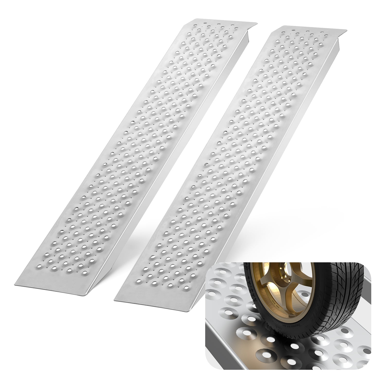 Click here for Vevor 47.2 X 8.5 Aluminum Ramps 880 Lbs Capacity L... prices